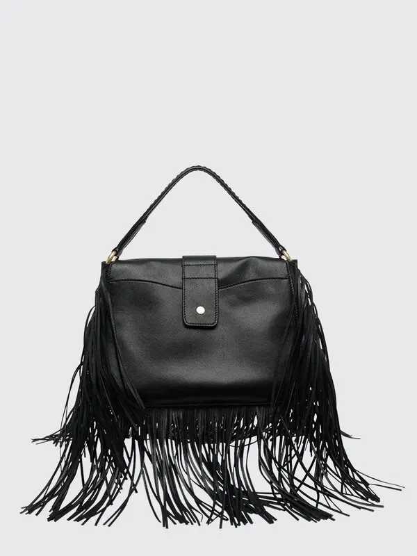 Burberry Leather Rider Bag With Fringes