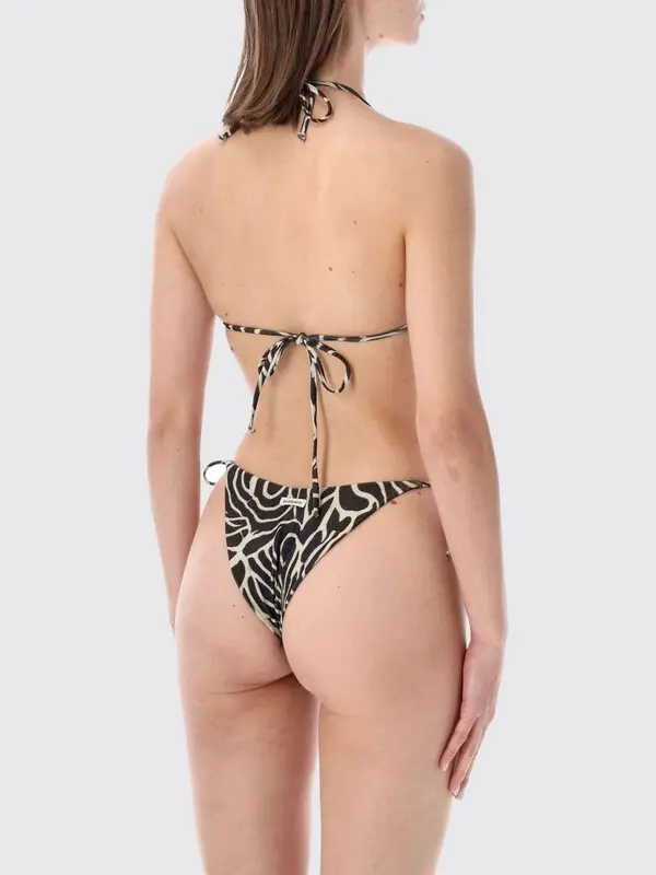 MATINEE Zebra Print Triangle Bikini With Tie Fastenings