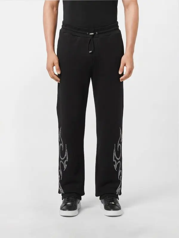 Philipp Plein Cotton Jogging Trousers With Studs