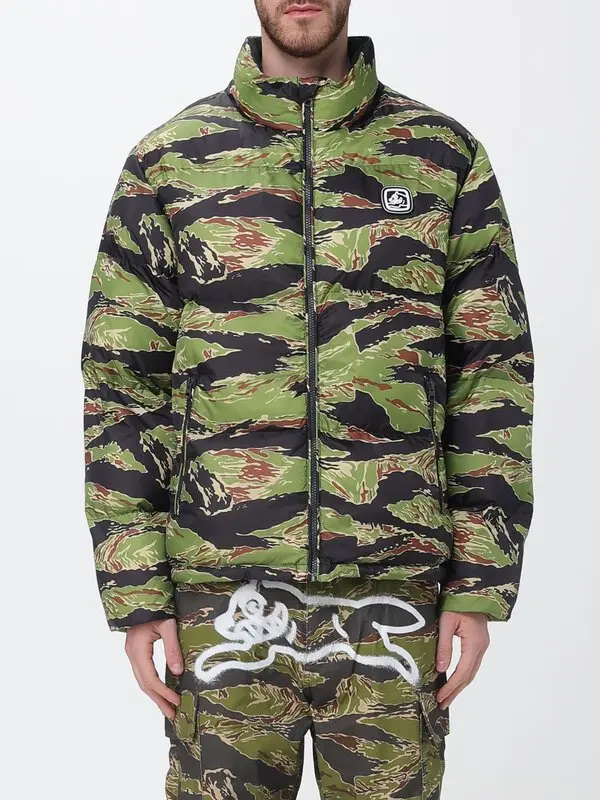 ICECREAM Puffer Jacket With Camouflage Print And Logo Detail