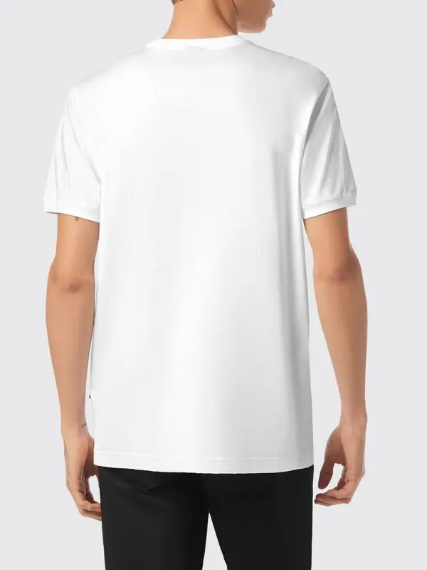 BILLIONAIRE Cotton T-shirt With Logo - White