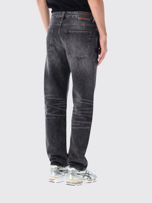 DIESEL® D-macs Tapered Fit Stretch Denim Jeans With Distressed Effect