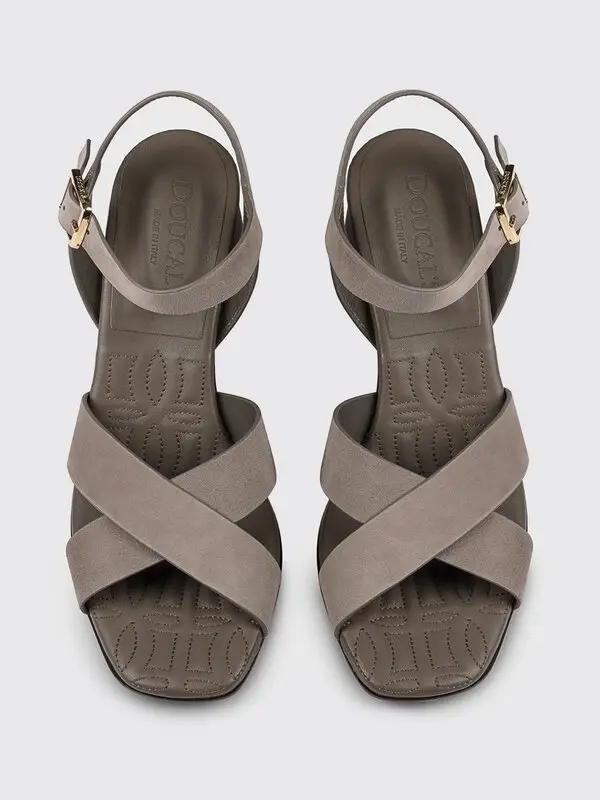 DOUCAL'S Suede Sandals - Grey