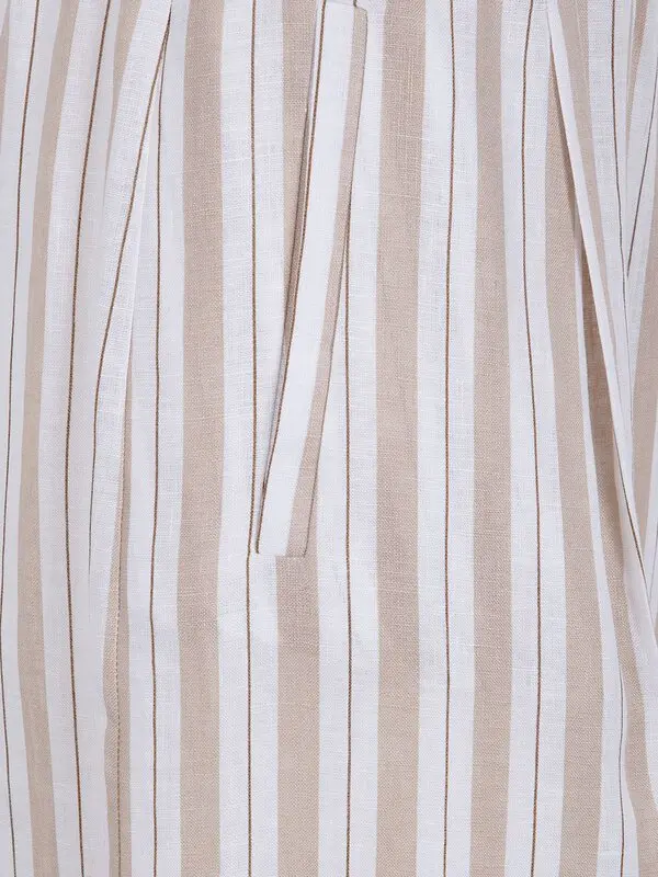 SEMICOUTURE Striped Wide Leg Trousers