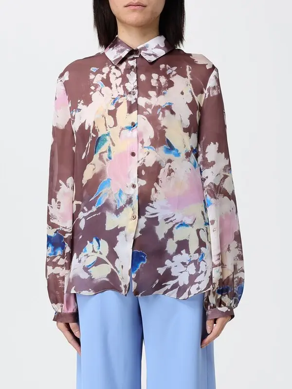 HANITA Printed Recycled Fabric Shirt