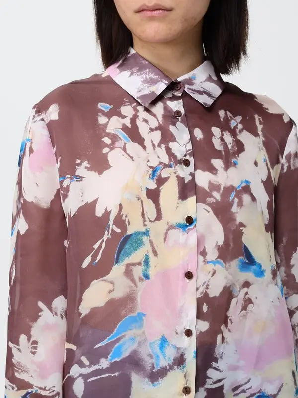 HANITA Printed Recycled Fabric Shirt