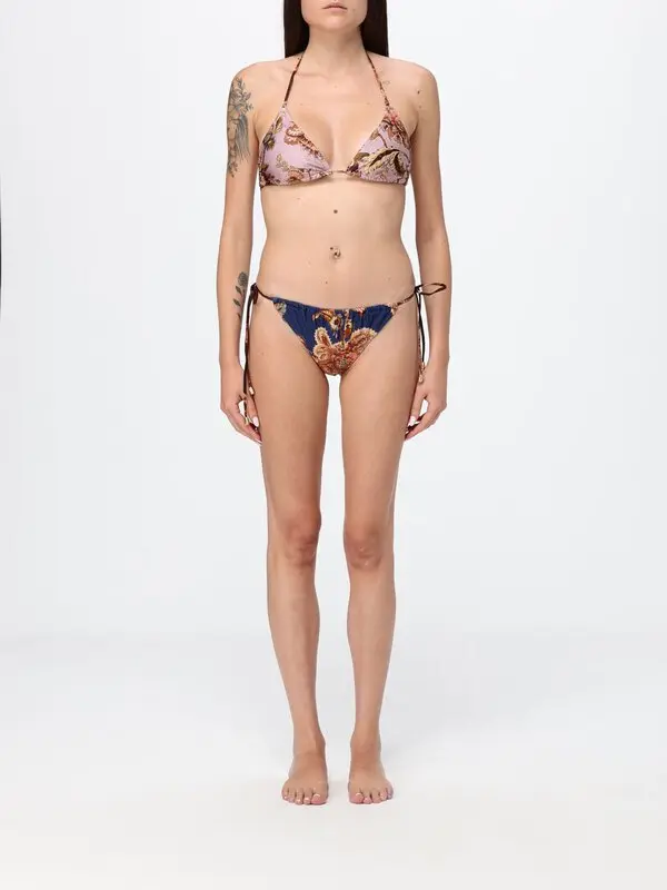 Zimmermann Abstract Print Triangle Bikini Set