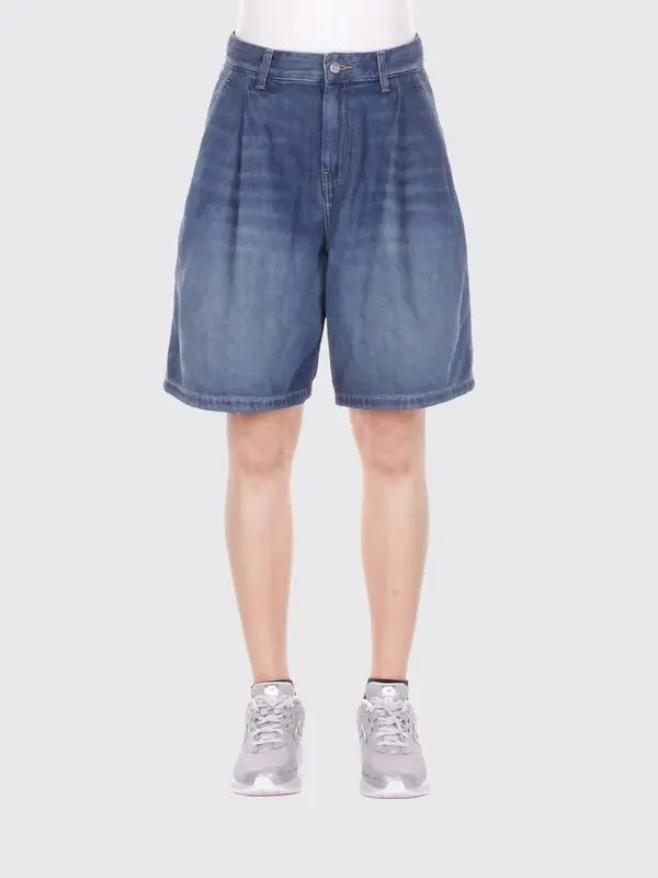 Carhartt Work In Progress Cotton Denim Knee-length Shorts