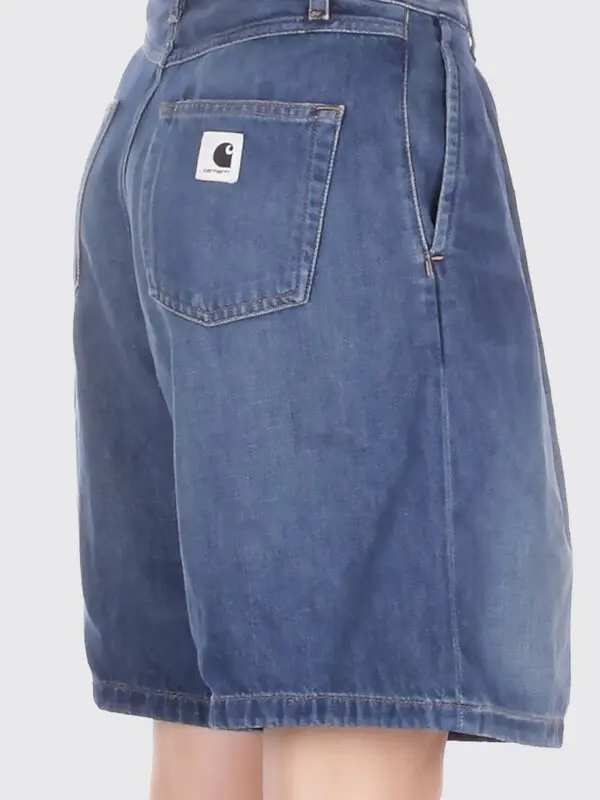 Carhartt Work In Progress Cotton Denim Knee-length Shorts