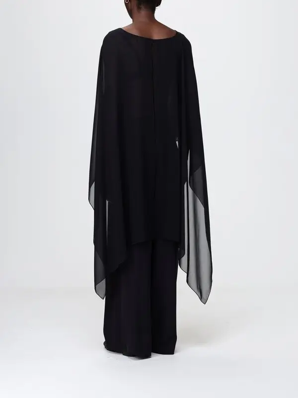 H COUTURE Crêpe Blouse - Black