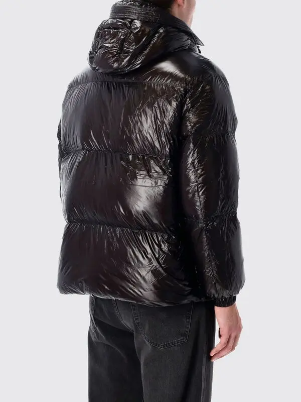 DIESEL® Padded Quilted Nylon Jacket With Adjustable Hood