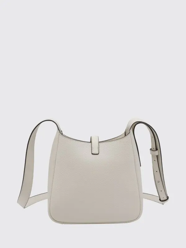 Tory Burch Miller Swing Calfskin Leather Shoulder Bag - Beige