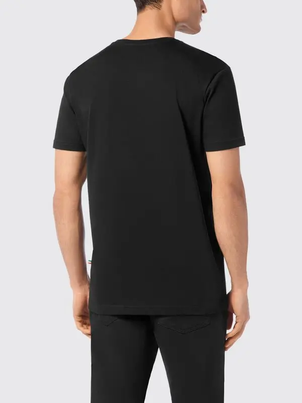 BILLIONAIRE Cotton T-shirt With Logo - Black
