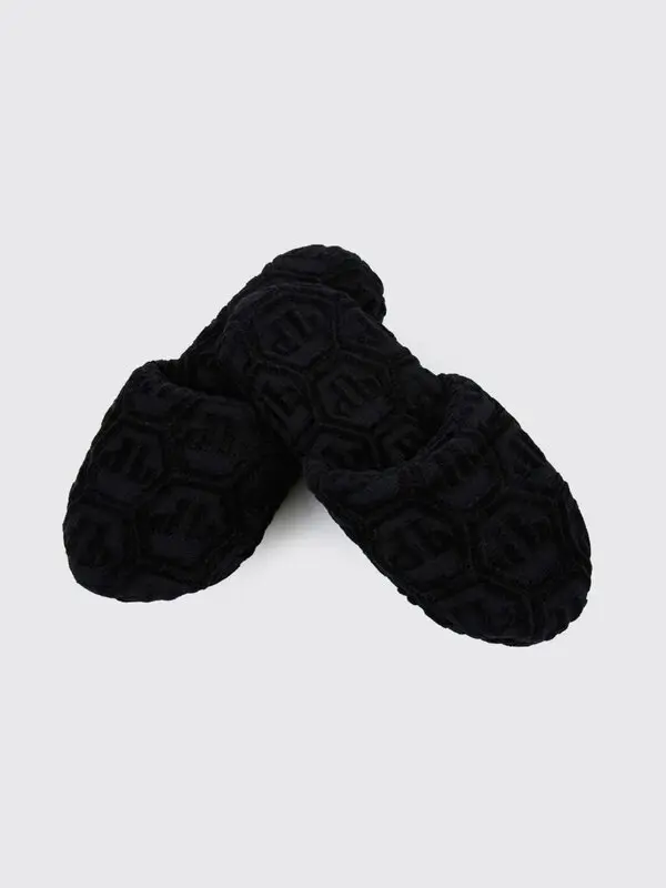 Philipp Plein Loungewear Lifestyle Slippers - Black