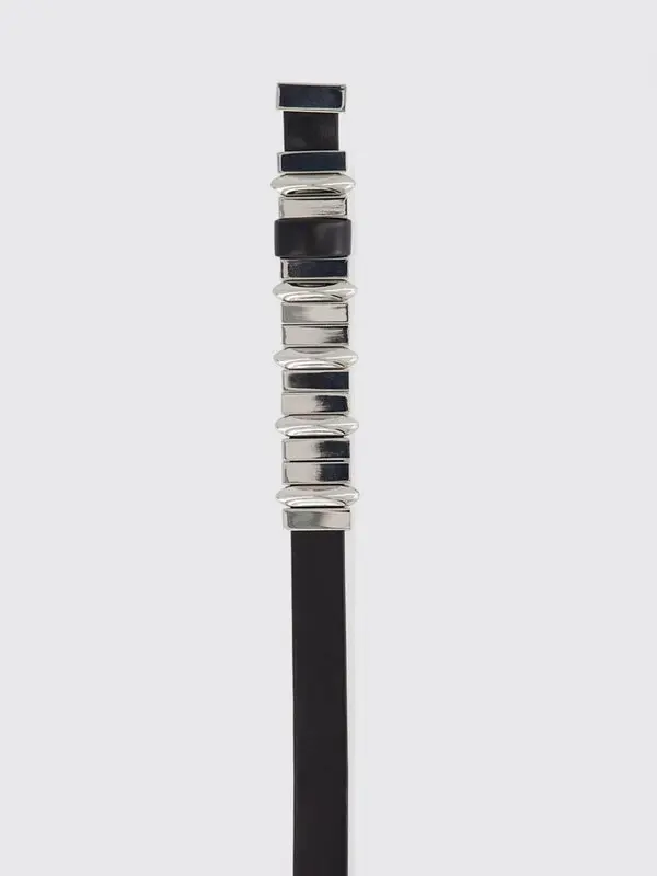 Benedetta Bruzziches Adjustable Leather Belt With Metal Plaque