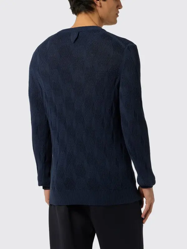 BILLIONAIRE Silk And Cotton Crewneck Sweater - Navy