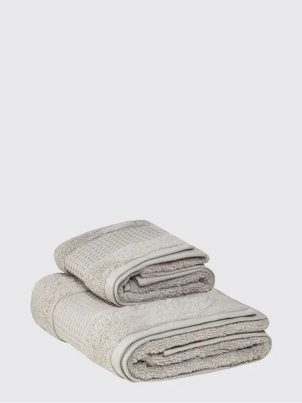 BELLORA Fiocco Set Of 2 500 Gsm Cotton Terry Towels - Grey