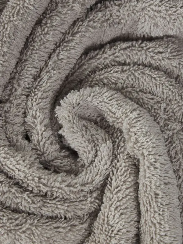 BELLORA Fiocco Set Of 2 500 Gsm Cotton Terry Towels - Grey