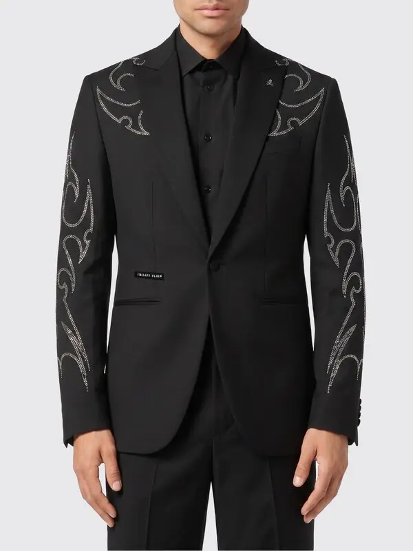 Philipp Plein Texas Wool Blend Blazer