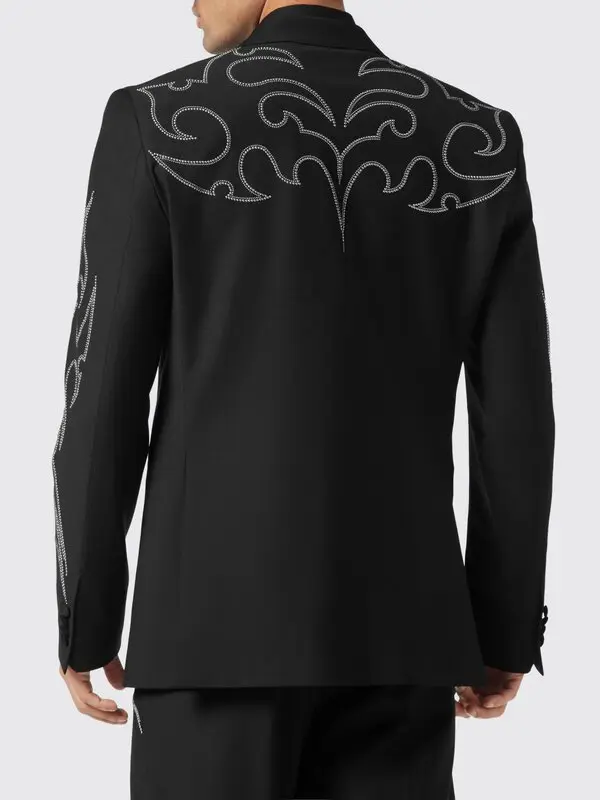 Philipp Plein Texas Wool Blend Blazer