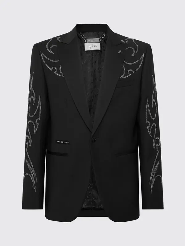 Philipp Plein Texas Wool Blend Blazer
