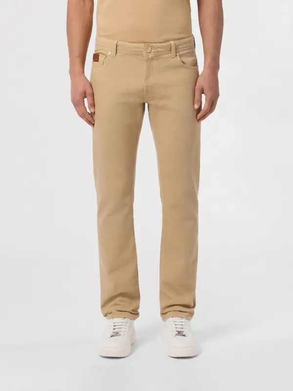 BILLIONAIRE Slim Fit Jeans In Denim - Beige
