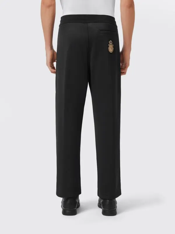 BILLIONAIRE Cotton Jogging Trousers - Black