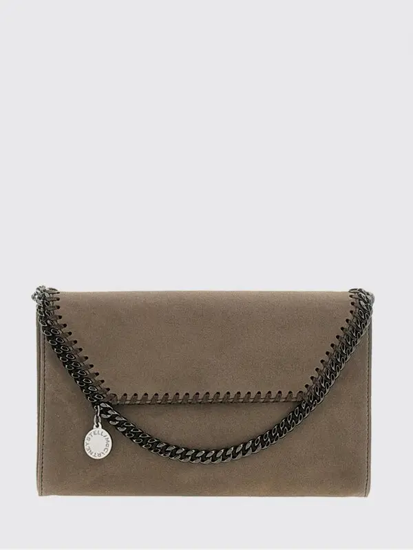 Stella McCartney Falabella Eco Alter Mat Wallet On Chain With Chain Strap - Brown