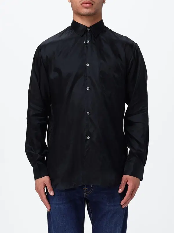 Comme Des Garçons Long-sleeved Cupro Shirt
