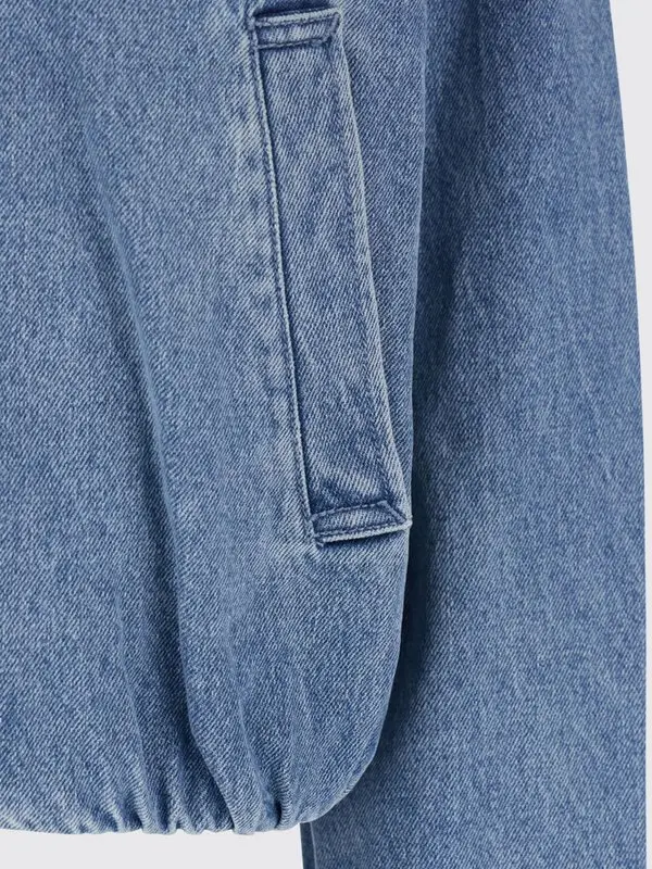 Michael Kors Cotton Denim Jacket With Zip Closure