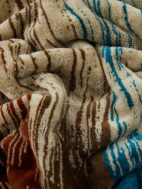 CARRARA Mhambi Abstract Pattern Set Of Two Cotton Towels