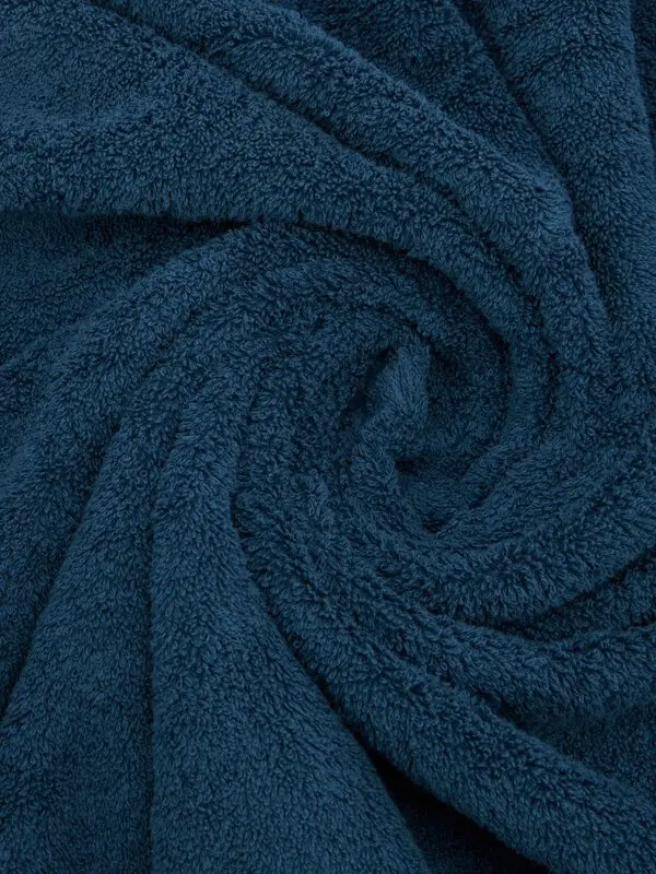 BELLORA Fiocco Beach Towel In Soft 500 Gsm Cotton Terry - Blue