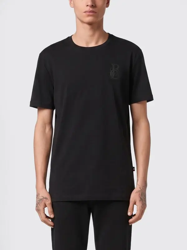 BILLIONAIRE Cotton T-shirt With Logo - Black