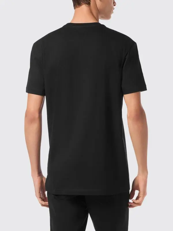 BILLIONAIRE Cotton T-shirt With Logo - Black