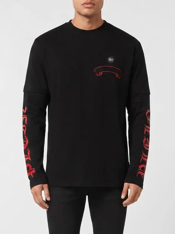 Philipp Plein Cotton T-shirt With Logo