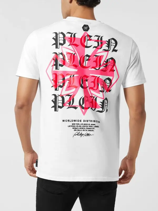 Philipp Plein Printed Cotton T-shirt