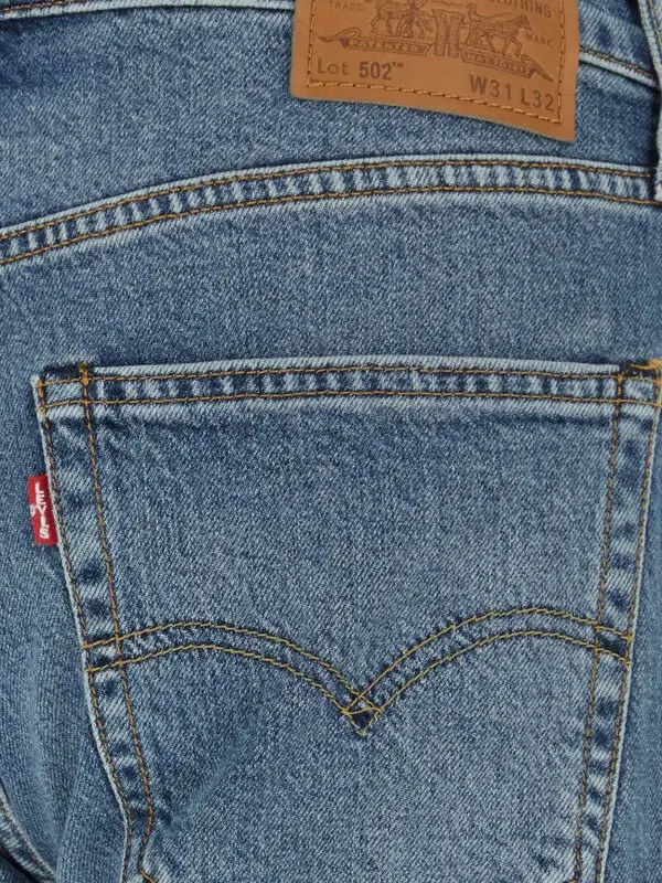 LEVI'S Straight Fit 502™ Jeans With A Low-rise Waist In Stretch Denim - Navy