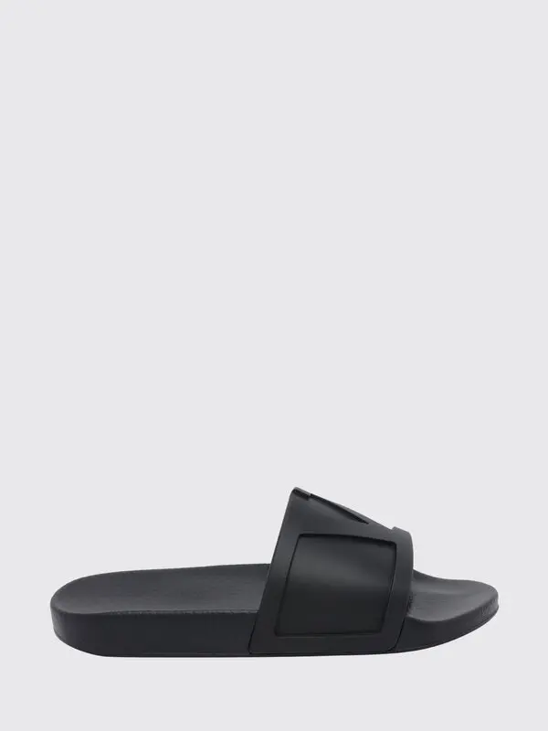 Valentino Garavani Coolside Rubber Slides With Vlogo Signature - Black