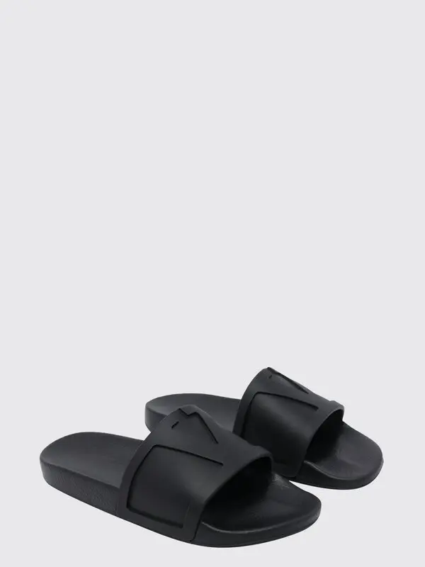 Valentino Garavani Coolside Rubber Slides With Vlogo Signature - Black