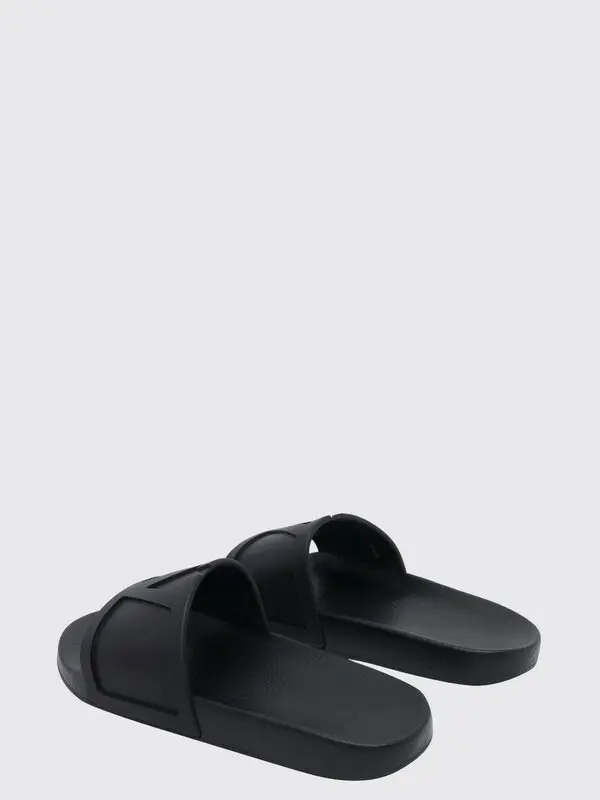 Valentino Garavani Coolside Rubber Slides With Vlogo Signature - Black
