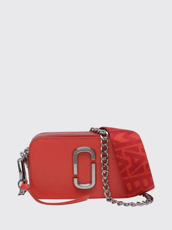 Marc Jacobs The Snapshot Saffiano Leather Crossbody Bag - Orange