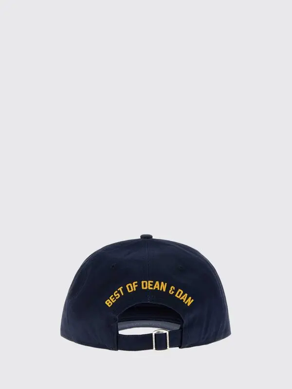Dsquared2 Cotton Baseball Cap With Embroidered Logo And Adjustable Strap
