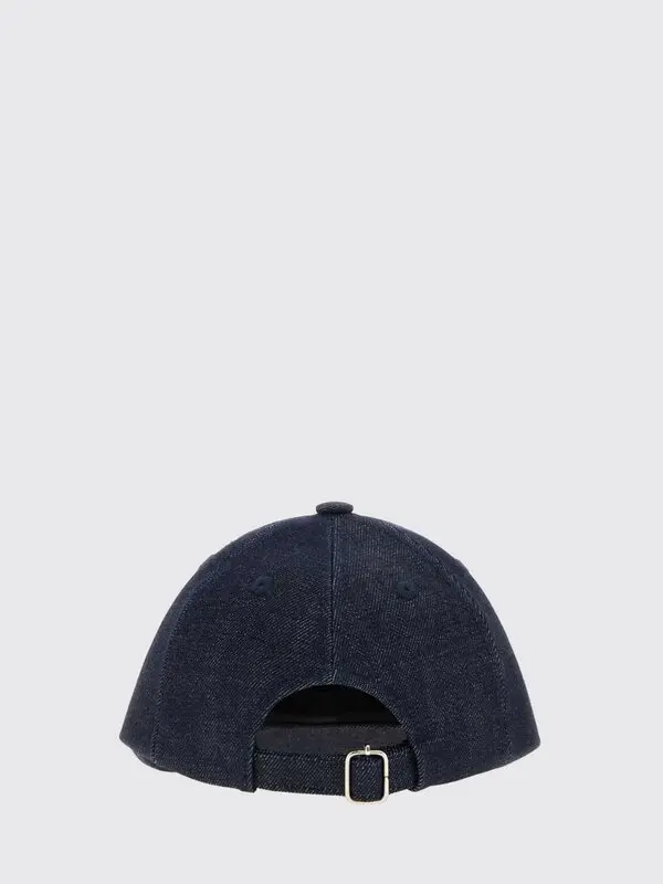 A.p.c. X Frgmt Rabbit Cotton Denim Baseball Cap With Embroidered Logo
