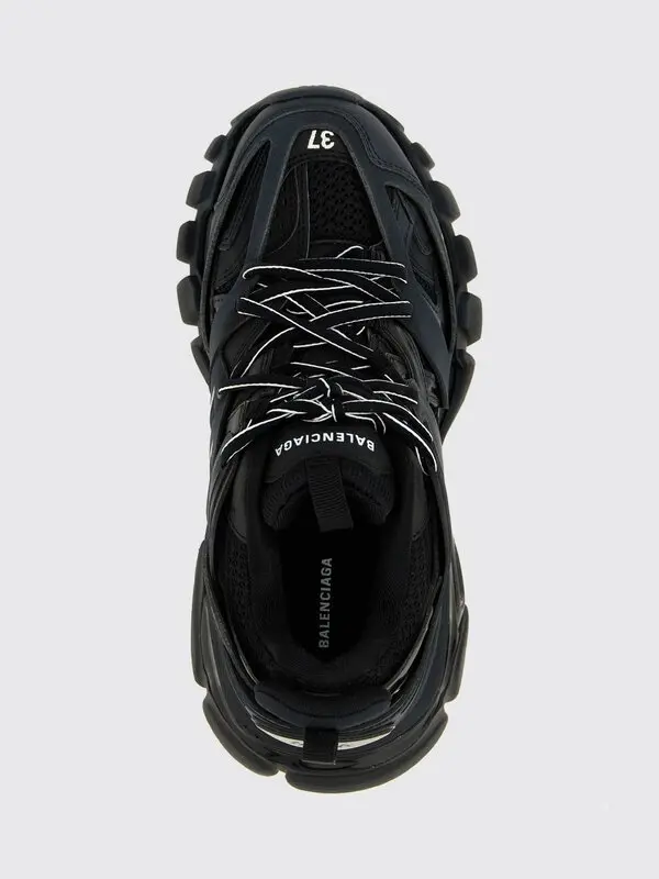 Balenciaga Track Mesh And Rubber Sneakers