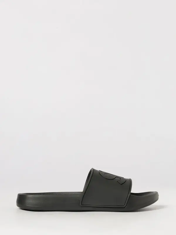 SUNS Rubber Embossed Logo Slide Sandals