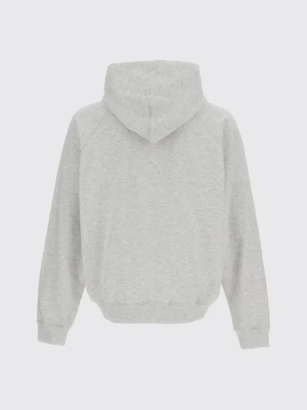 A.p.c. X Fragment Cotton Hoodie With Contrast Logo - Grey