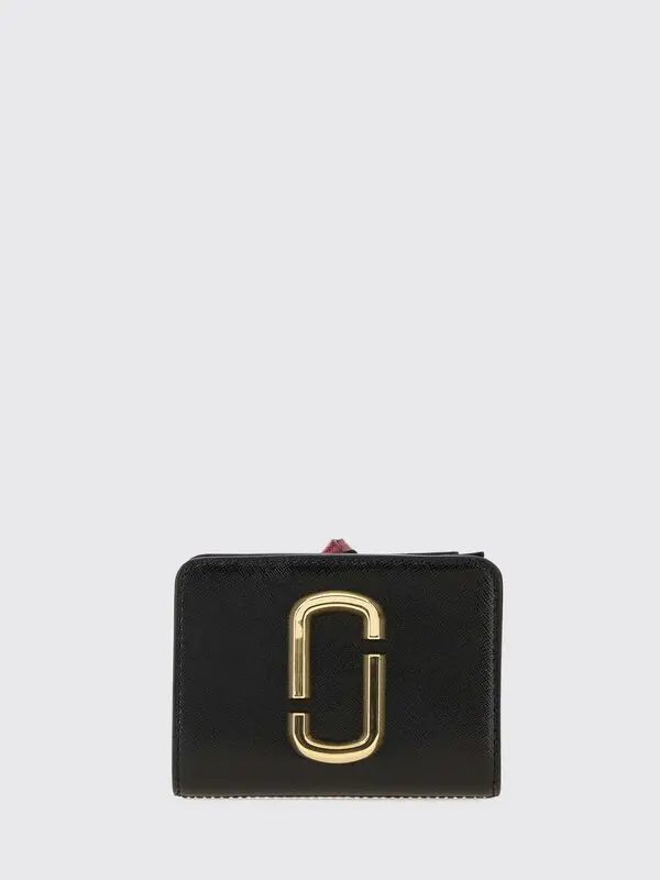 Marc Jacobs The Snapshot Mini Leather Wallet With Double J Logo