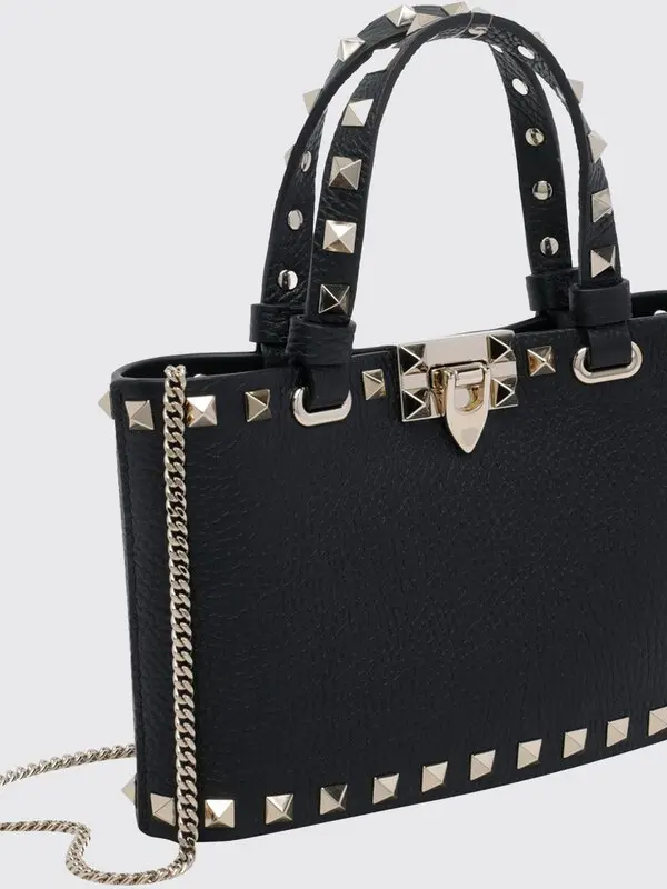 Valentino Garavani Rockstud Grained Calf Leather Mini Handbag
