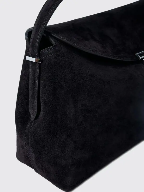 TOTEME T-lock Suede Top Handle Bag