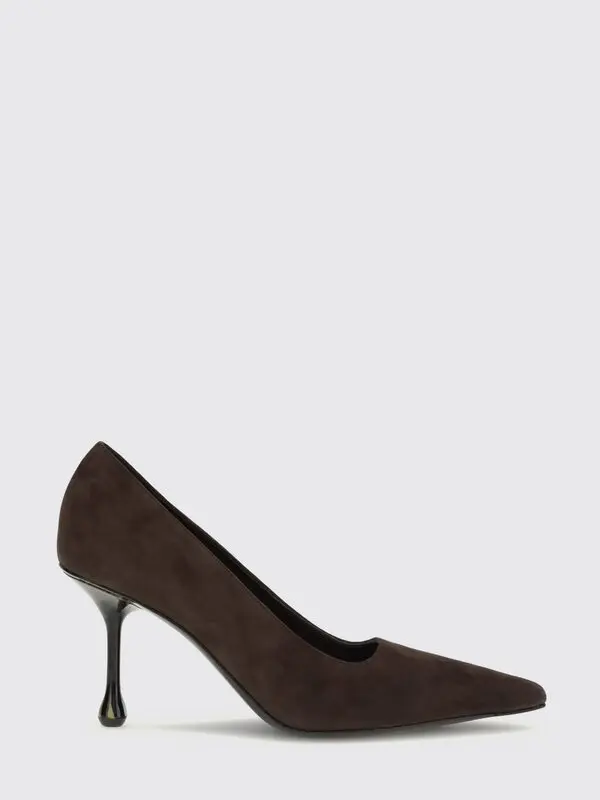 JIMMY CHOO Ixia Suede Pumps With High Teardrop Heel
